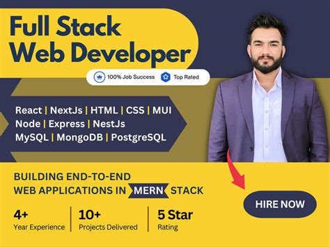 Full Stack Web Developer Mern Stack Nodejs React Nextjs Nestjs Upwork