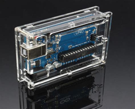 Transparent Acrylic Case Shell For Arduino Uno R3 OKY0013 OKYSTAR