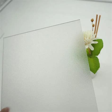 Frosted Polycarbonate Sheet 2 Songxia New Material Tech