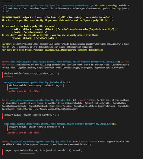 Angular 12 Ng Compiler Issue With Ts6200 Ts2649 Error · Issue 8886