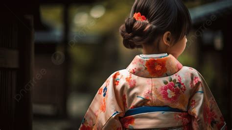 기모노 드레스를 입은 어린 소녀의 뒷모습 7세 시치고산 기모노 소녀 뒷모습 고화질 사진 사진 배경 일러스트 및 사진 무료 다운로드 Pngtree