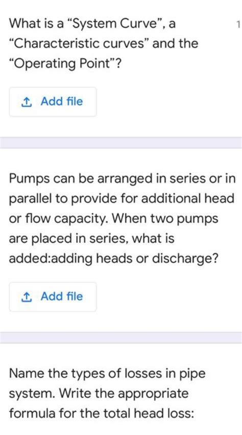 Solved What Is A System Curve A Characteristic Curves Chegg Com