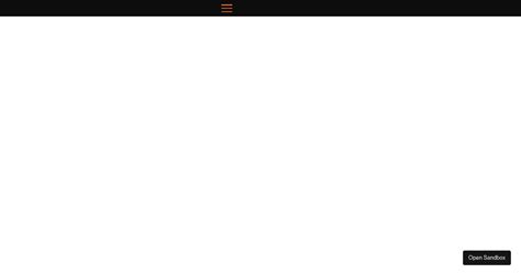 Dropdown Menu Forked Codesandbox