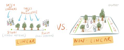 Linear Vs Non Linear Learning Visual Thinkery