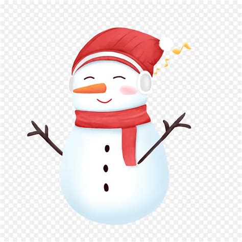 圣诞节卡通手绘雪人可爱png图片素材下载图片编号yvrrnjkb 免抠素材网