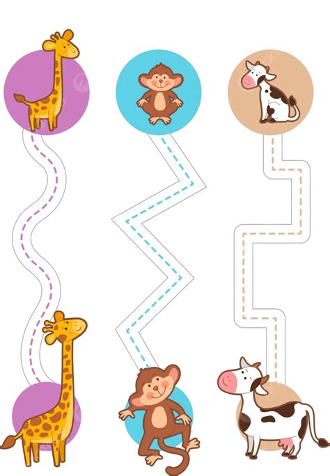 Printable Educational Games For Enhancing Fine Motor Skills Vector Macaque Lines Maze Png And