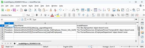 Find Invalid Objects In A Database
