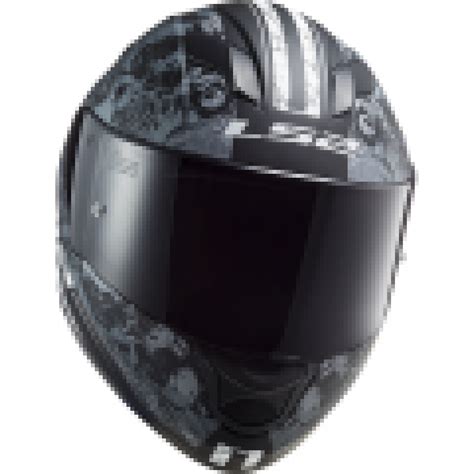 Ls2 Ff320 Stream Evo Throne Black Titanium