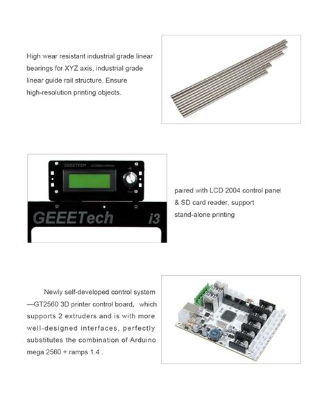 쿨마켓 Ed 7 Geeetech Prusa I3 Pro B Open Source 3d 프린터 Printer 쿨마켓