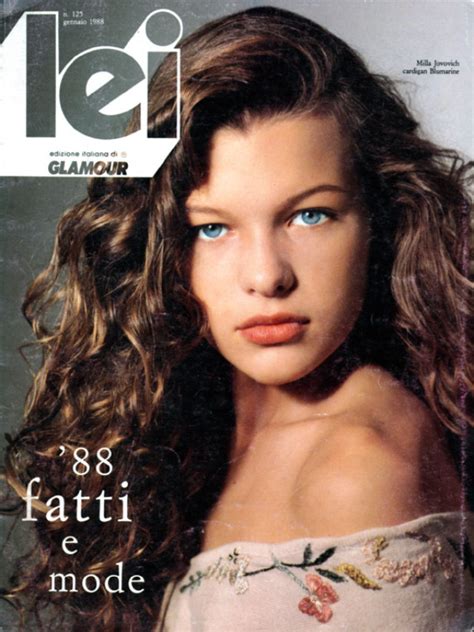 Amazing Photographs Of Young Fashion Model Milla Jovovich On ‘lei