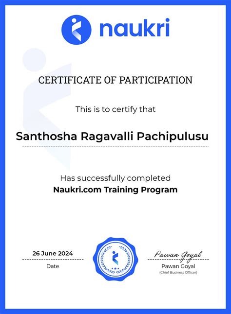 Careergoals Naukrisession Technogen Technogenindia Santhosha Ragavalli