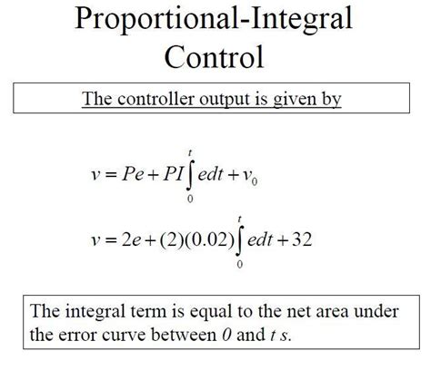 Solved The Controller Reset And Integral Action Offset