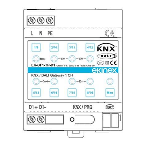 EKINEX EK BF1 TP D1 APPLICATIONS MANUAL Pdf Download ManualsLib