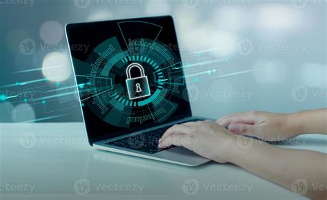 Cyber Security Data Protection Cyber Crime User Is Encrypting To