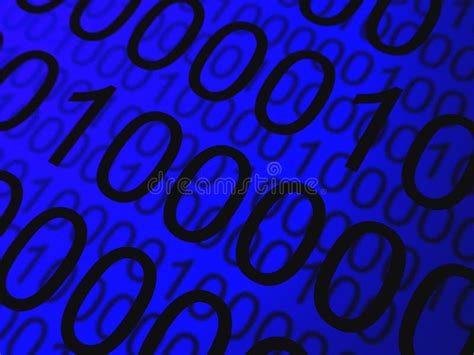 Binary Code Blue Numbers Stock Illustrations 6035 Binary Code Blue