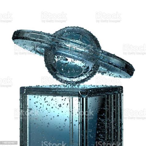 격리 된 투명한 물 크리스탈 컨테이너 기하학 추상 차가운 분위기 얼음 우아하고 현대적인 3d 렌더링 디자인 자료 0명에 대한 스톡 사진 및 기타 이미지 Istock