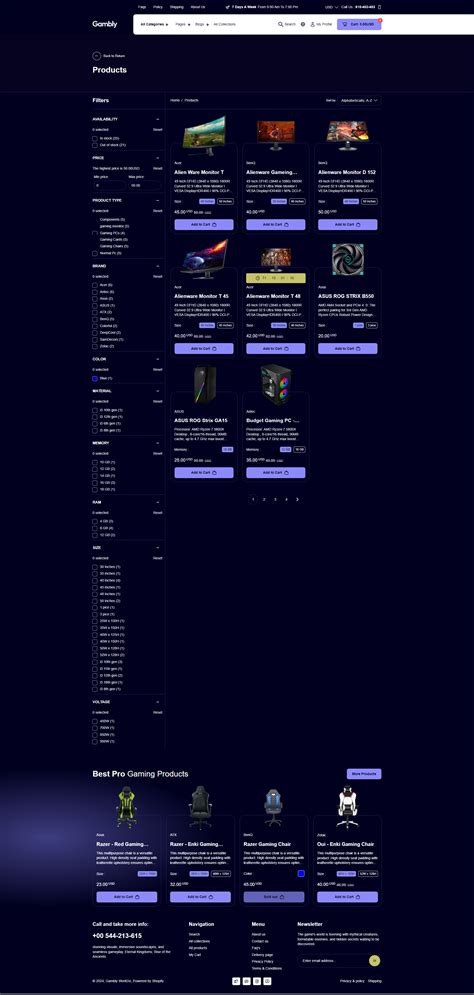 Gambly Multipurpose Gaming Shopify 20 Theme By Workdo Themeforest