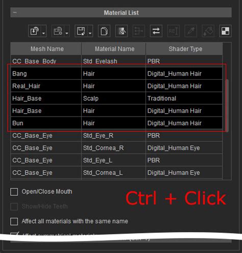 Copying And Pasting Smart Hair Shader Settings