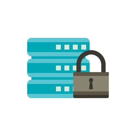 Data Retention Protection Icon Flat Style 14497842 Vector Art At Vecteezy
