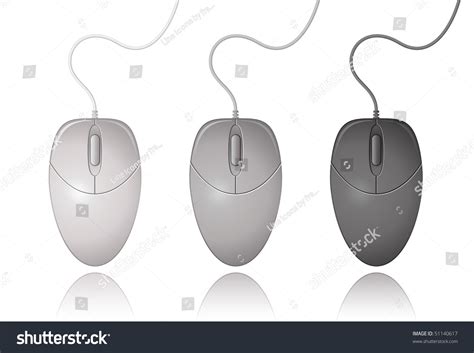 Set Computer Mouse Vector Illustration Stock Vector Royalty Free Shutterstock