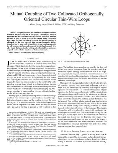 Ieee Transactions On Antennas And Propagation Vol 51