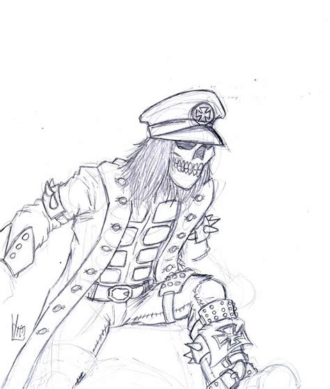 Rob Zombie Sketch By Metallian1990 On Deviantart