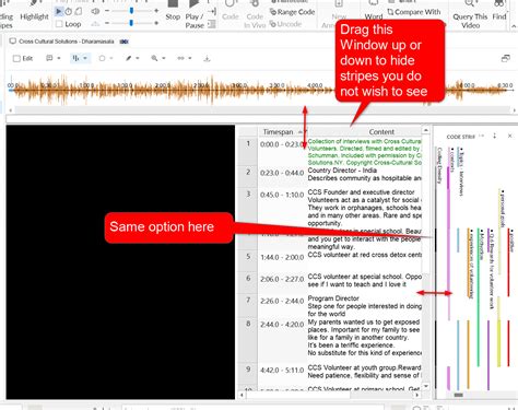 Coding Transcribed Interviews Orientation Of Coding Stripes Qdatraining
