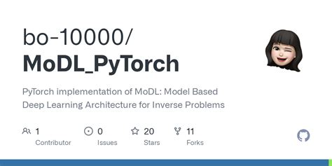 github bo 10000 modl pytorch pytorch implementation of modl model