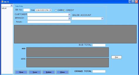 Visual Basic Net Vb 60 Sample Source Code Tutorial Billing