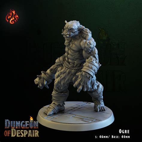 3d Printable Ogre By Crippled God Foundry