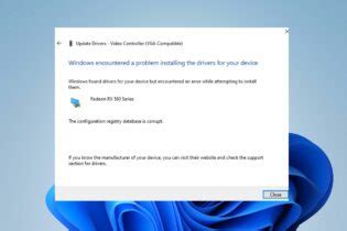 The Configuration Registry Database Is Corrupt Error Fix