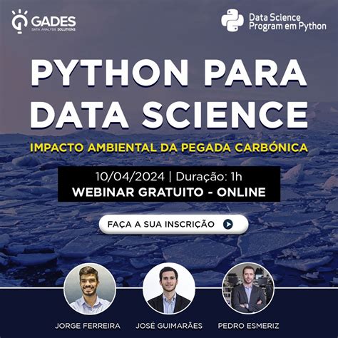Webinar Gratuito Python Para Data Science 📈 Este Webinar Pretende