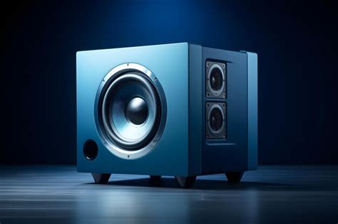 Lowfrequency Audio Speaker For Listening To Music Subwoofer Wideband Sound System Premium Ai