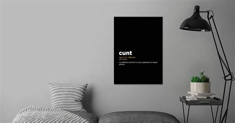 Cunt Defintion Poster By Special Posters Displate Displate