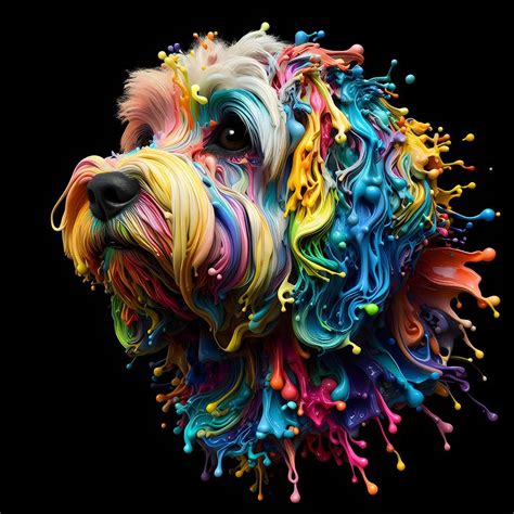 Cackapoocavapoo Pain Drip Portrait Photograph By Tilly Williams Pixels