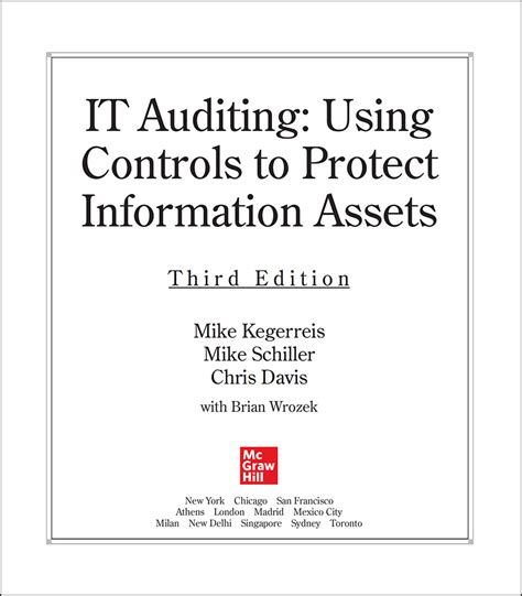 Title Page It Auditing Using Controls To Protect Information Assets Third Edition 3rd