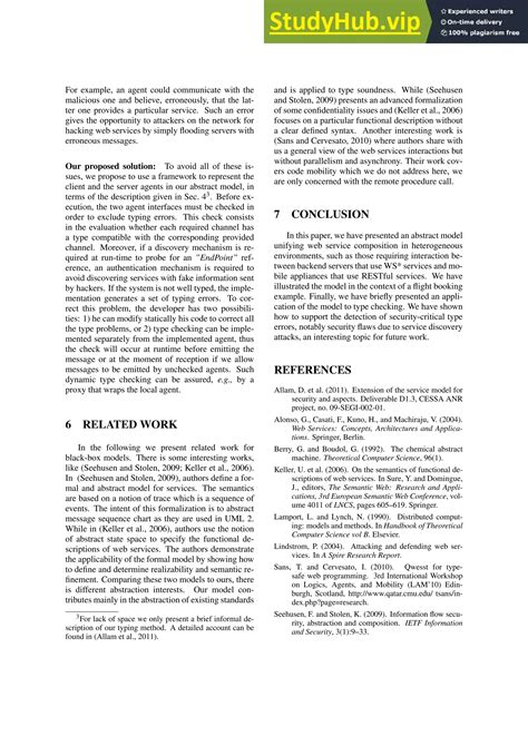 A Message Passing Model For Service Oriented Computing Pdf