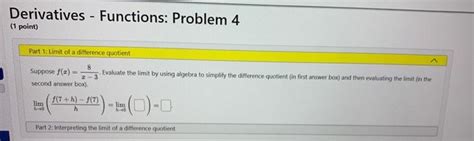 [solved] suppose f x x38 evaluate the limit by using alg