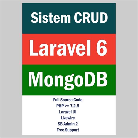 Jual Sistem Crud Menggunakan Laravel 6 Dan Database Mongodb Shopee Indonesia