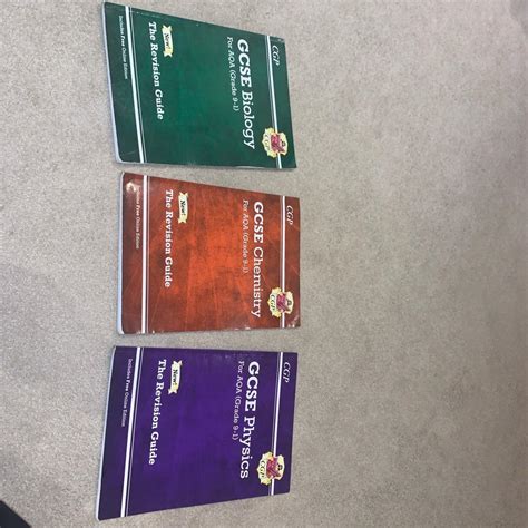 GCSE AQA TRIPLE SCIENCE REVISION GUIDES BIOLOGY Depop