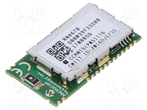 Rn4678 V Rm100 Microchip Technology Module Bluetooth Classic Low
