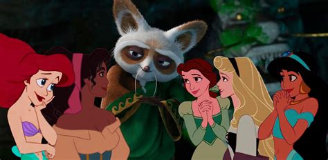 Disney Ladies Find Master Shifu Fabulous By Oddcrossovers On Deviantart