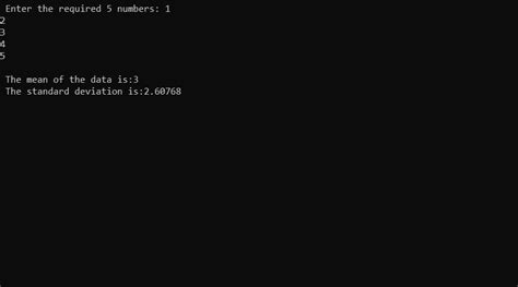 Write A Program That Takes As Input Five Numbers And Outputs Quizlet