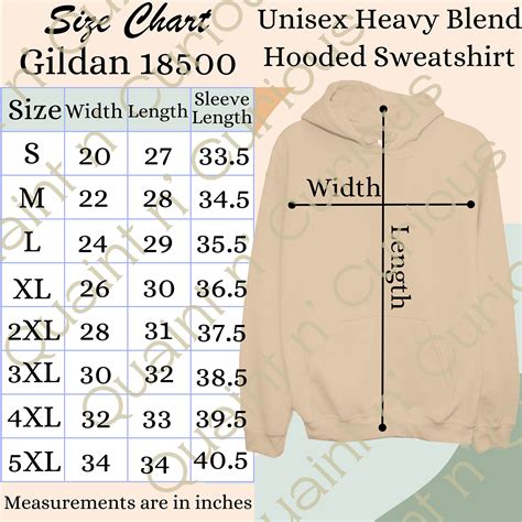 Gildan Hoodie Size Chart Jpeg Gildan 18500 Hooded Sweatshirt Size
