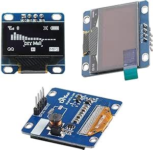 Amazon Com DIYmalls 1 3 Inch OLED Display Screen Module I2C 4pin 128x64 SH 1106 3 3V 5V IIC