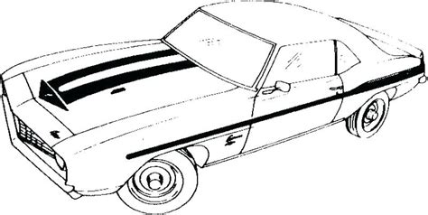 1969 Camaro Coloring Pages At Free Printable