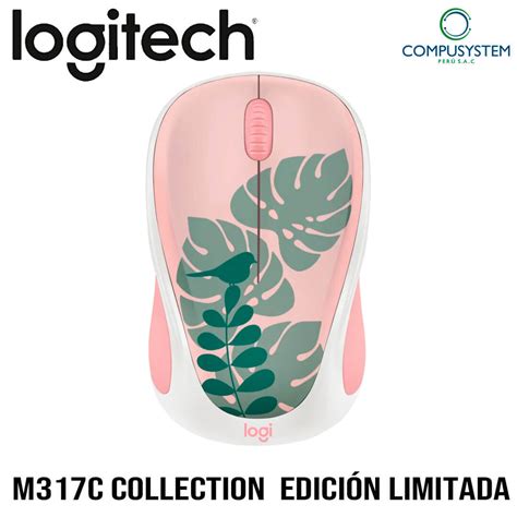 Mouse Logitech M317c InalÁmbrico Desing Collection EdiciÓn Limitada 1000dpi 910 006113