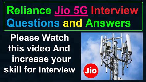 Jio 5g Interview Questions And Answers Jio Engineer Interview Question Youtube