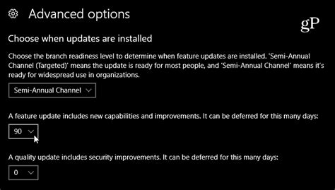 How To Delay The Windows 10 October 2018 Update Version 1809