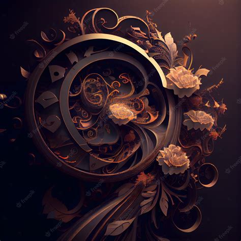 Premium Ai Image 3d Computer Generated Fractal Artwork For Creative Artdesign And Entertainment